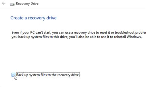 Create Recovery Image Windows Porethospital