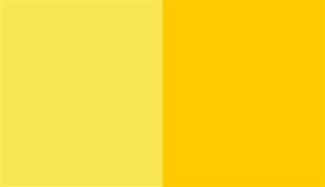Color Pantone 106 C Vs Pantone 116 C Side By Side