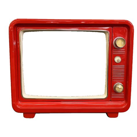Red Retro Tv 56360529 Png