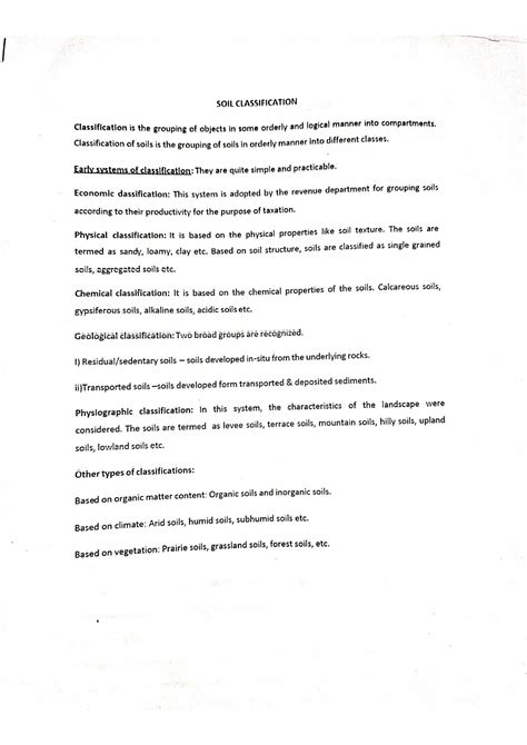 SOLUTION Soil Classification Studypool