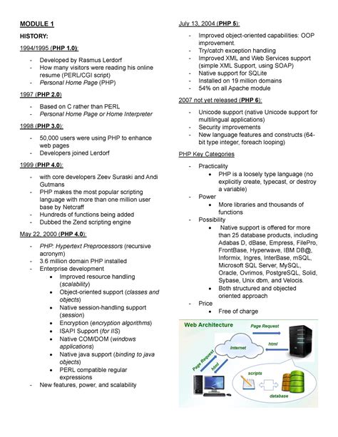 APP DEV M Application Development And Emerging Technologies Notes MODULE HISTORY