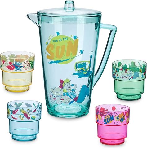 Disney Pixar Toy Story Pitcher And Cup Set Home And Kitchen