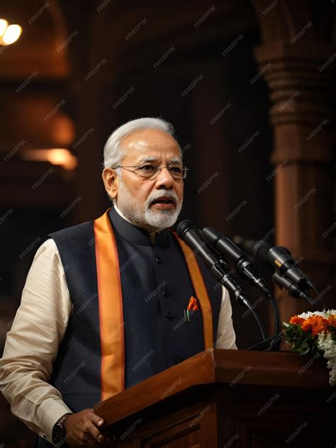 Premium Photo Indias Prime Minister Narendra Modi Created With Generative Ai