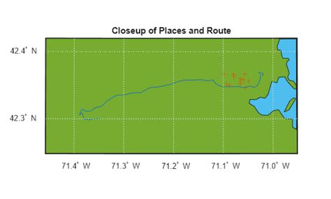 Create Map Displays With Geographic Data Matlab And Simulink Example Mathworks 中国