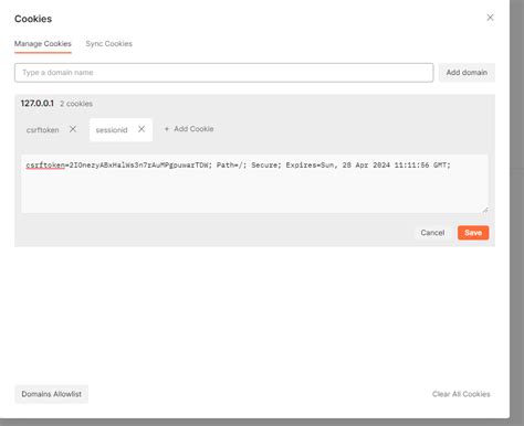Okiesgetcsrftoken Getting Undefined Help Hub Postman