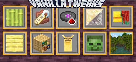 Vanilla Tweaks For Minecraft 1 20 1