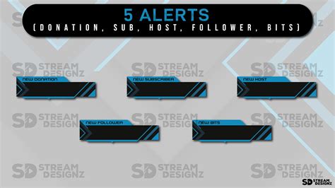 Animated Stream Overlay Package Electric Stream Designz