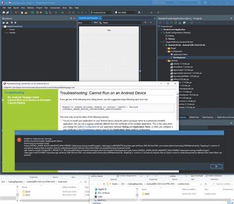 Delphi 113 Android 13 Fail Deploy Of All Projects Cross Platform