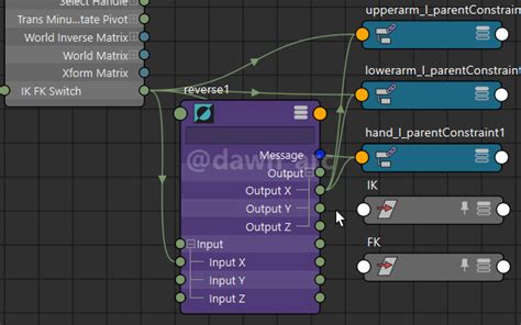 [maya]rigging 08 ik fk switch