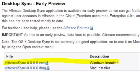 Whiteboard Coder Alfresco 42 Desktop Sync