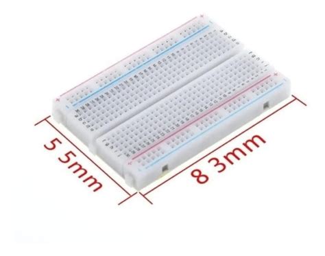 Protoboard Breadboard 400 Pontos Furos Prototipo Arduino MercadoLivre