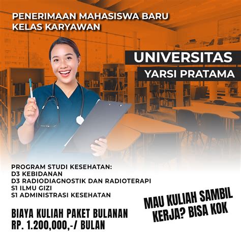 Kuliah Karyawan Kampus Universitas Yarsi Pratama Kuliah Karyawan