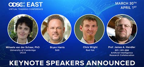 Odsc East 2021 Keynotes See The Lineup Of Ai Experts Here