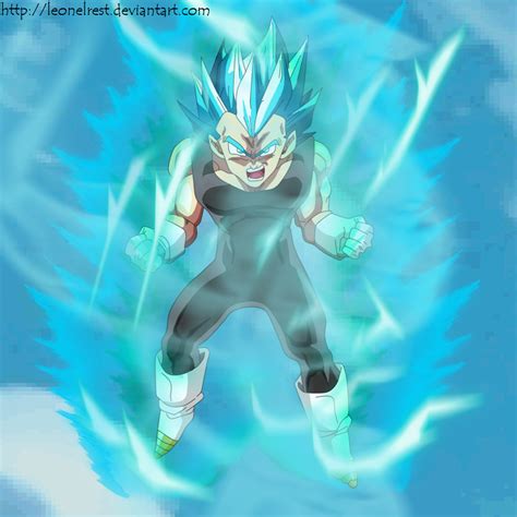 Vegeta Ssj Dios Azul By Leonelrest On Deviantart