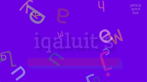 How To Say Iqaluits High Quality Voices Youtube