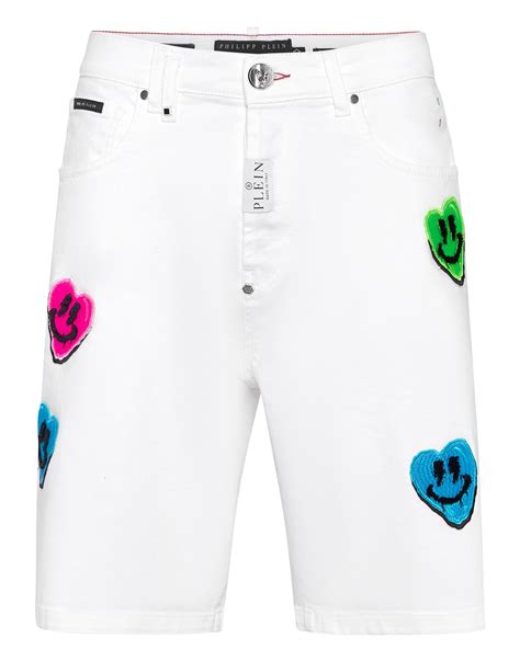 Шорты от PHILIPP PLEIN за 100 240 рублей (цвет: белый, артикул: PADC ...