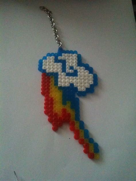 Rainbow Dash Cutie Mark Hama Beads Perler Bead Patterns Perler Bead