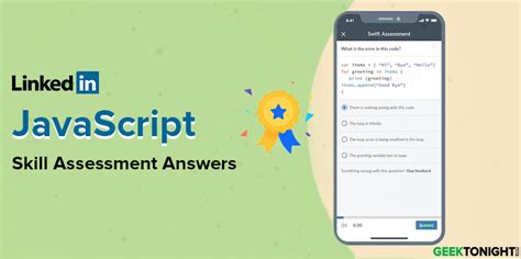 Linkedin Javascript Skill Assessment Answers 2025