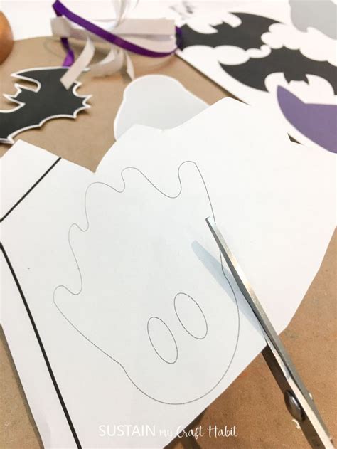 Diy Halloween Paper Garland With Free Printable Halloween Paper