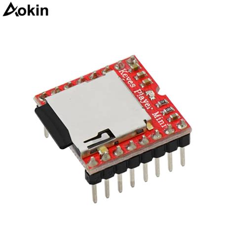 5pcs Mini Mp3 Player Module Tf Sd With Simplified Output Speaker Mp3 Tf