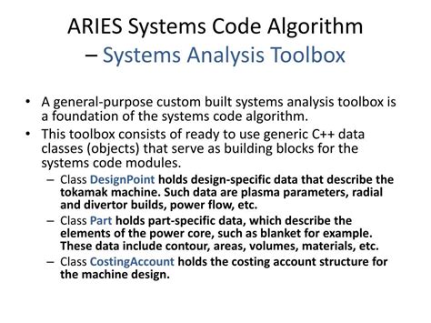 Ppt An Advanced Computational Algorithm For Systems Analysis Of