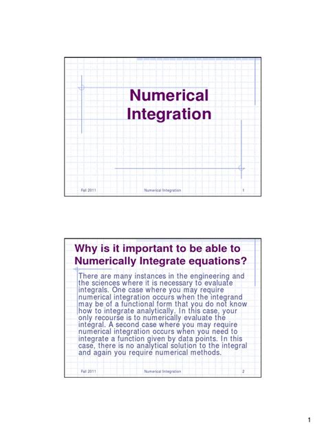 numerical integration pdf integral numerical analysis