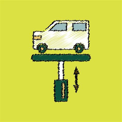 벡터에서 리프트에 플랫 아이콘 디자인 컬렉션 자동차 Ai Eps Uidownload