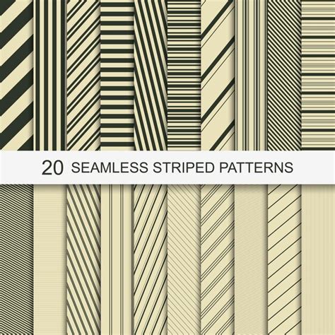 Premium Vector Collection Of Seamless Textile Patterns