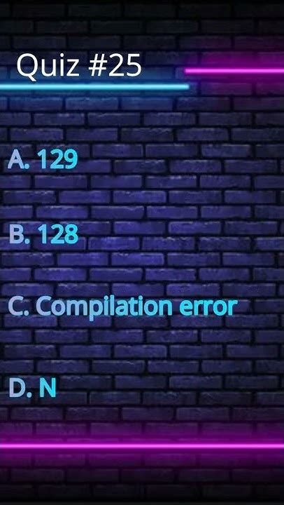 Quiz 25 Java Tutorial Shorts Youtubeshorts Shortsvideo