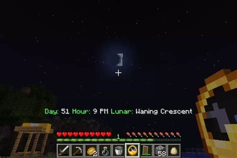 date time and lunar clock datapack v2 [es] minecraft data pack