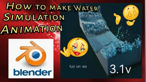How To Make Water Simulation Short Tutorial Blender Youtube