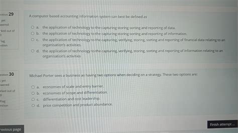 Solved A Computer Based Accounting Information System Can