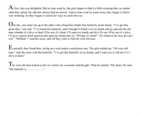 Nlp Story Reading And Ordering Paragraphs