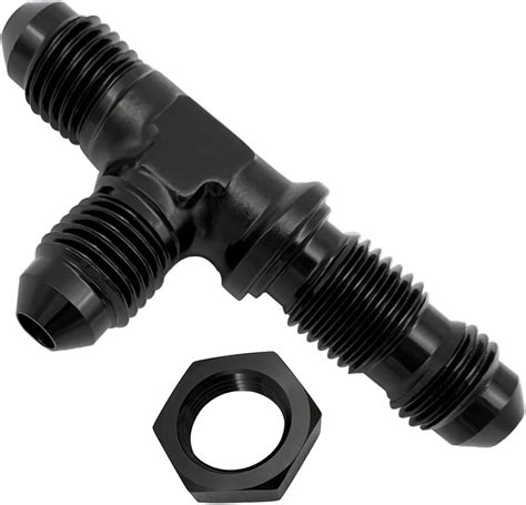 Krd Performance Aluminum 3an Male Flare Bulkhead Tee On Run Fitting Adapter With An3
