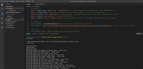 Extracting Index Coverage Report Stats In Bulk From Search Console Using Nodejs