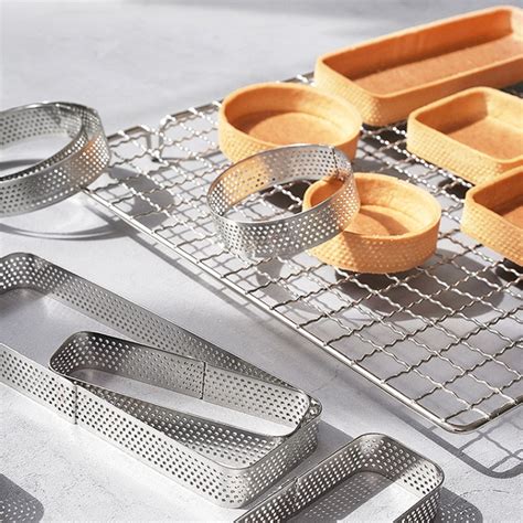 Bn1006 스테인레스 스틸 무스 원형 두꺼운 천공 케이크 몰드 Diy 베이킹 도구 사양 직사각형 47인치