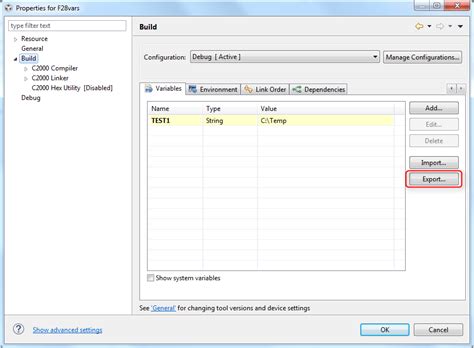 Ccstms320f28075 Export Linker Resources Code Composer Studio Forum