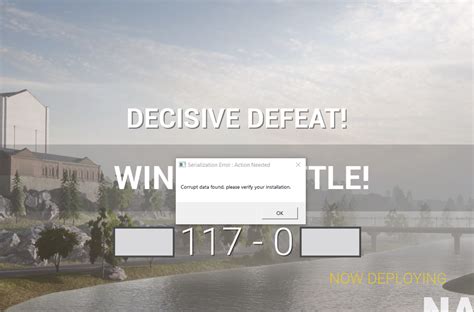 I Have An Issue With My Game Crashing As I Start A Match Anyone Know