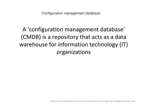 ppt comprehensive guide to configuration management databases cmdb