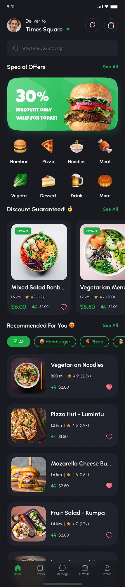 Foodu Food Delivery React Native Expo App Ui Kit By LalaWeb CodeCanyon