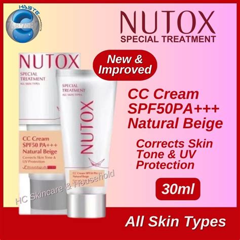 Nutox Special Treatment Cc Cream Spf50 Pa Natural Beige All Skin