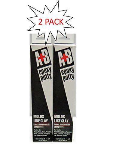 2 Pack Of Ab Epoxy 9904k White Ab Rezolin Epoxy Kit 14 Oz Container Size