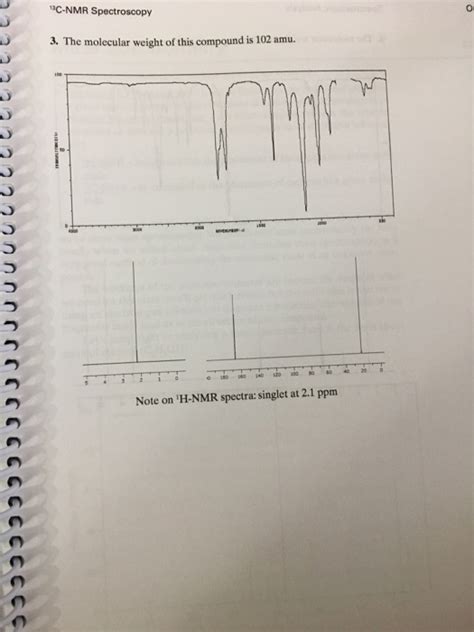 Solved Date Lab Section Spectroscopy Problems Chegg