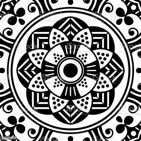 민족 만다라 장식품입니다 아랍어 파키스탄 모로코 터키어 인도 스페인 모티브 벡터 일러스트레이션 0명에 대한 스톡 벡터 아트 및 기타 이미지 Istock
