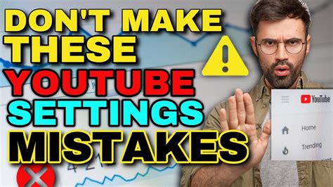 Urgent Fix Crucial YouTube Settings For Small Channels YouTube