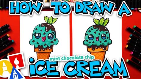 How To Draw A Cute Ice Cream
