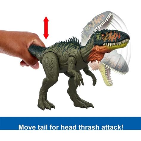 Mattel Jurassic World Rebirth Gigantic Thrashers Tyrannotitian Dinosaur