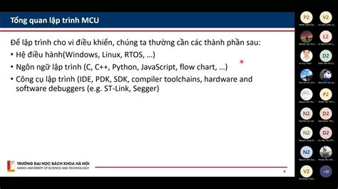 Hust Vi điều Khiển Stm32 Vi điều Khiển 2022 01 11 Youtube