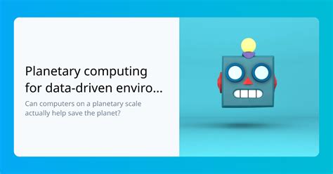 Planetary Computing For Data Driven Environmental Policy Making Ai