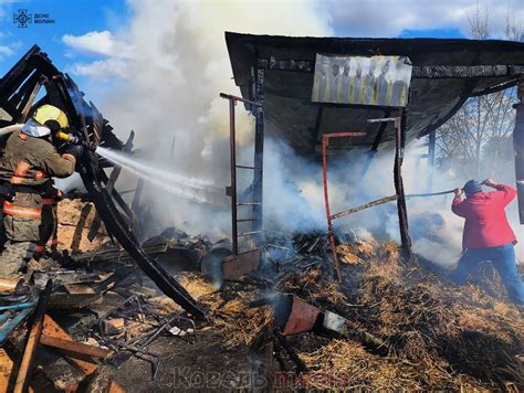 На Ковельщині минулої доби рятувальники ліквідували дві пожежі у житловому секторі